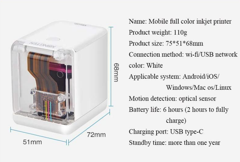 PrinCube a tiny printer in the palm of your hand - Antanaitis