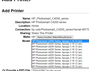 Making a USB printer available on your network - Antanaitis