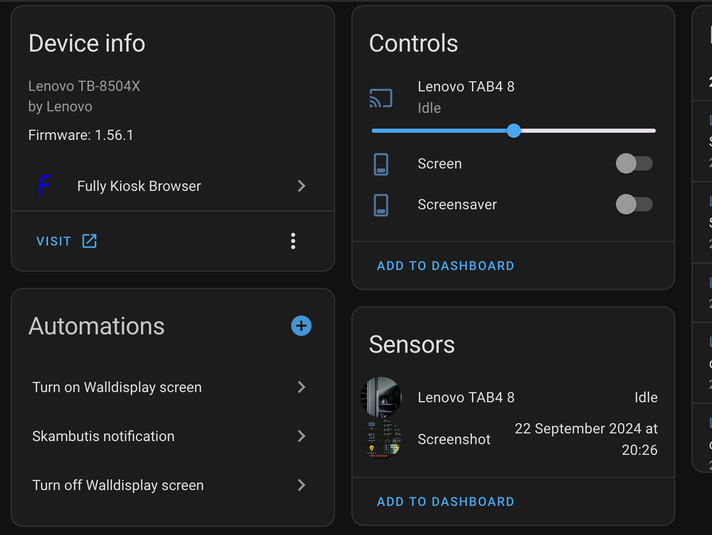 Turn Old Tablet into Home Assistant Display - Antanaitis